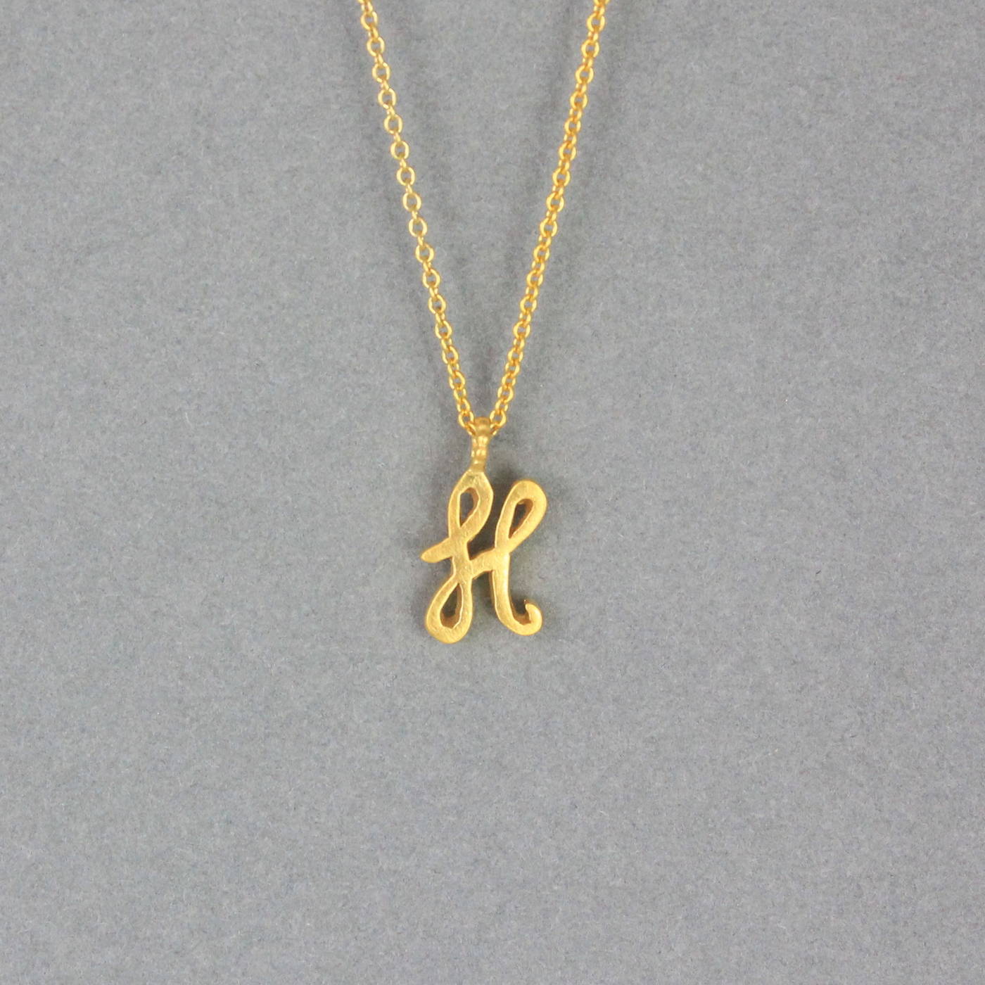 H Necklace - Leila Swift Jewellery