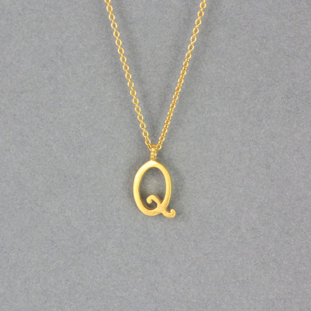 Q Necklace - Leila Swift Jewellery