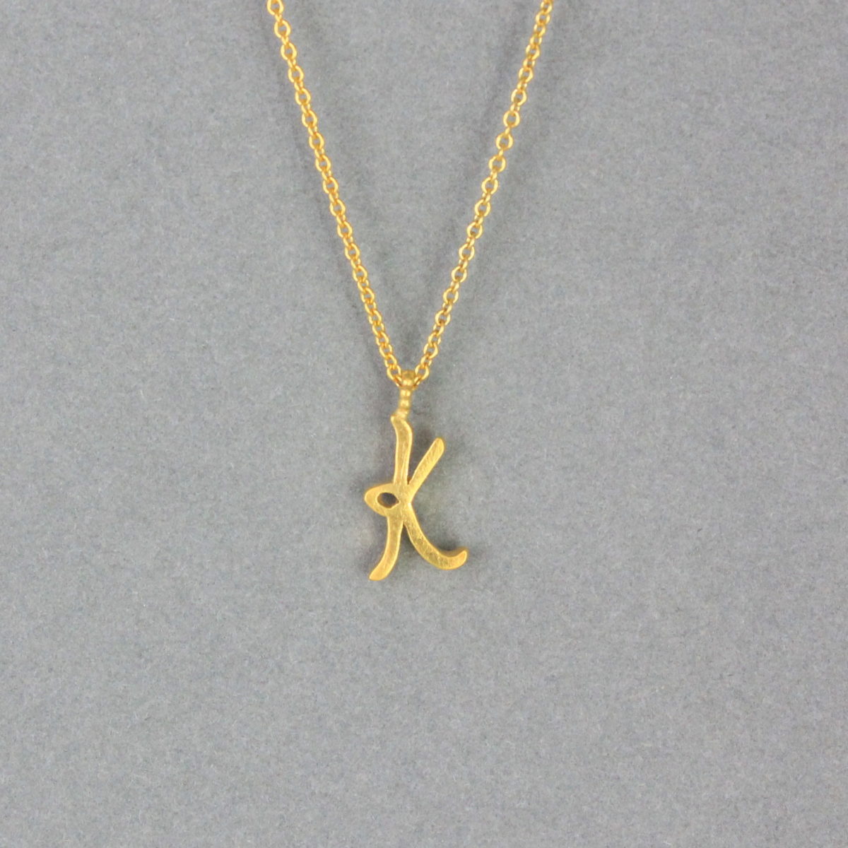 K Necklace - Leila Swift Jewellery